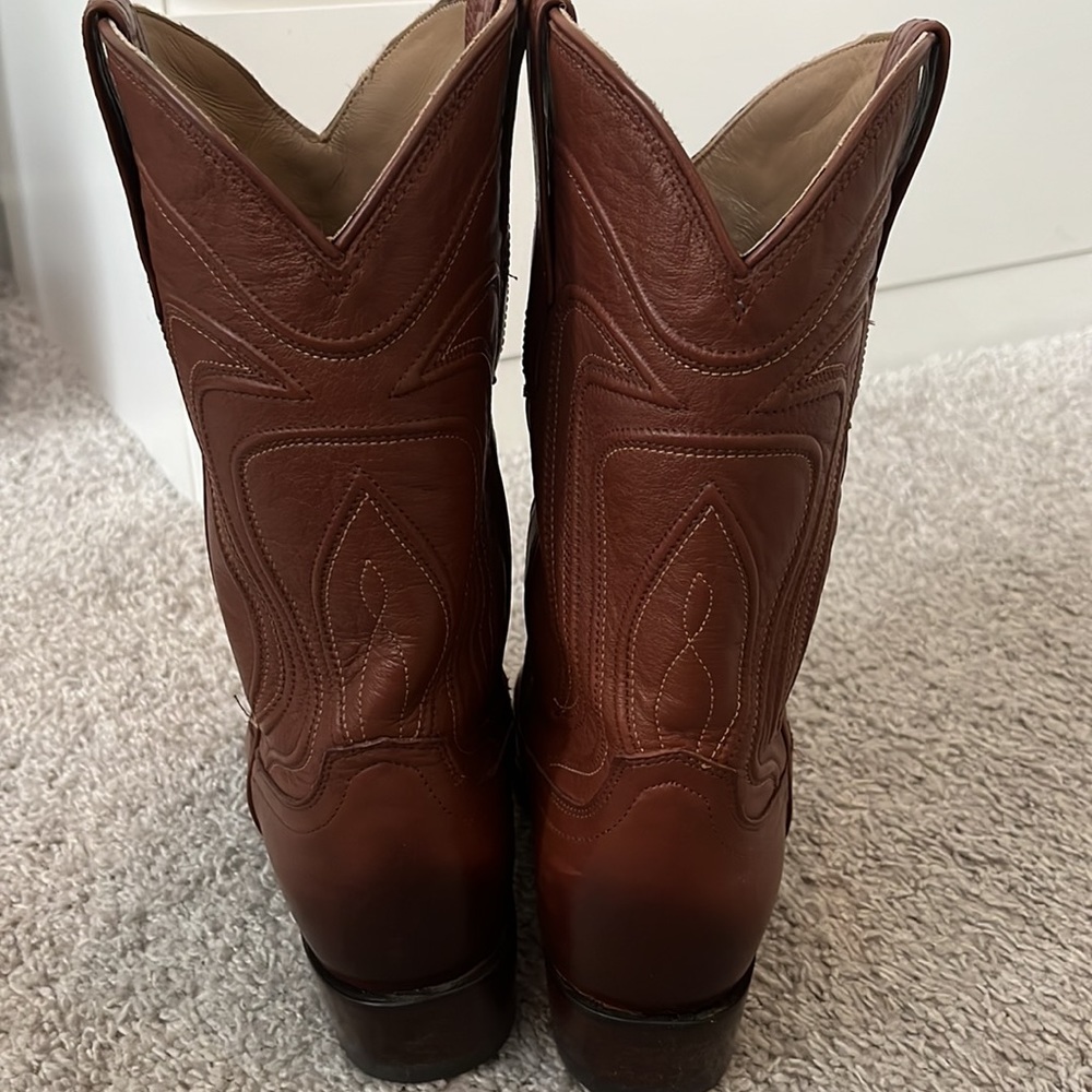 Tecovas Cartwright Bourbon Calf Cowboy Boot, Size 7.5… - Gem